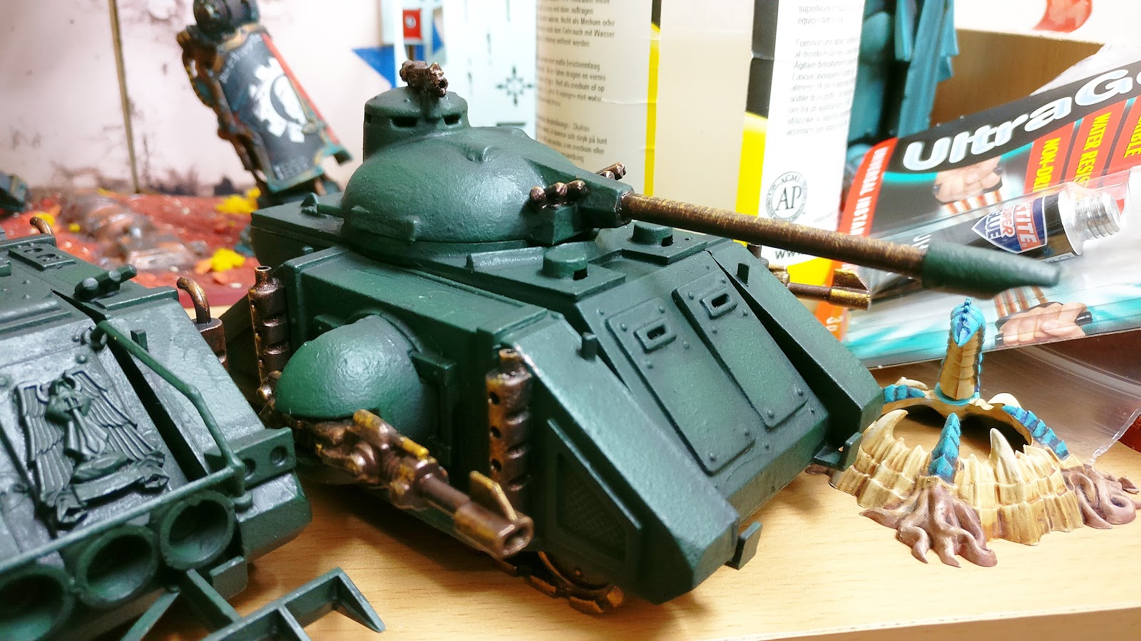 Confessions of a 40k addict: Dark Angels - Tanks - Predator progress