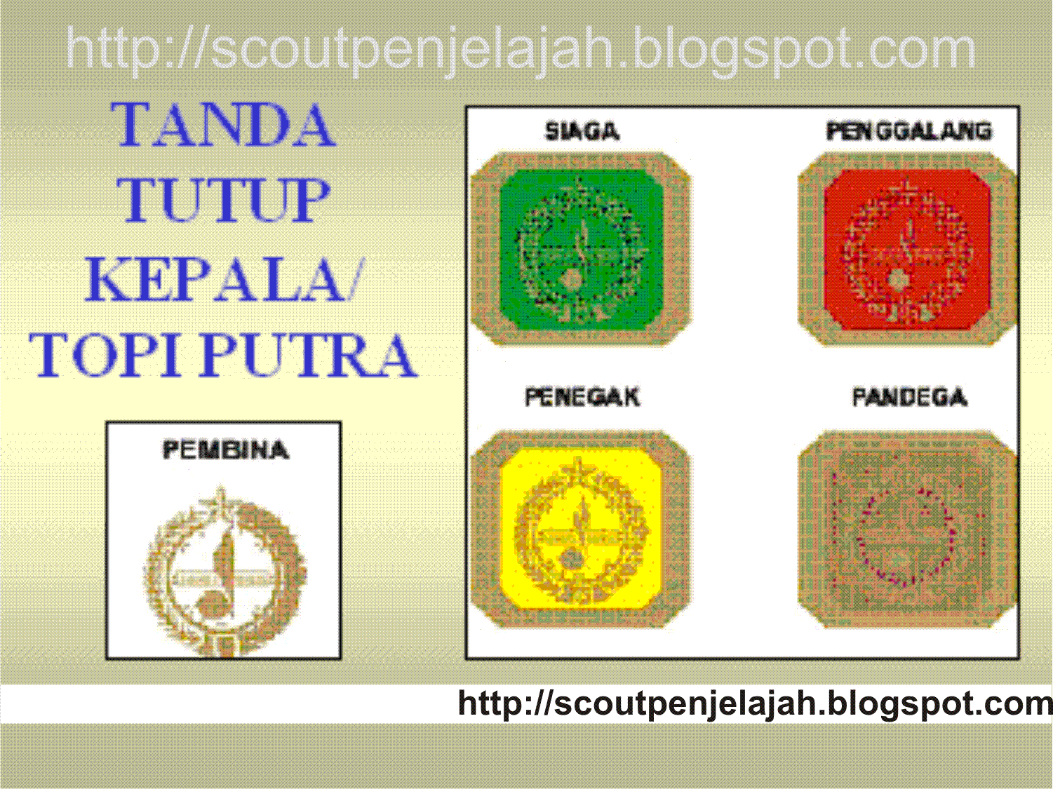 Atribut - Atribut Pramuka Lengkap | Penjelajah Pramuka Semkanisa