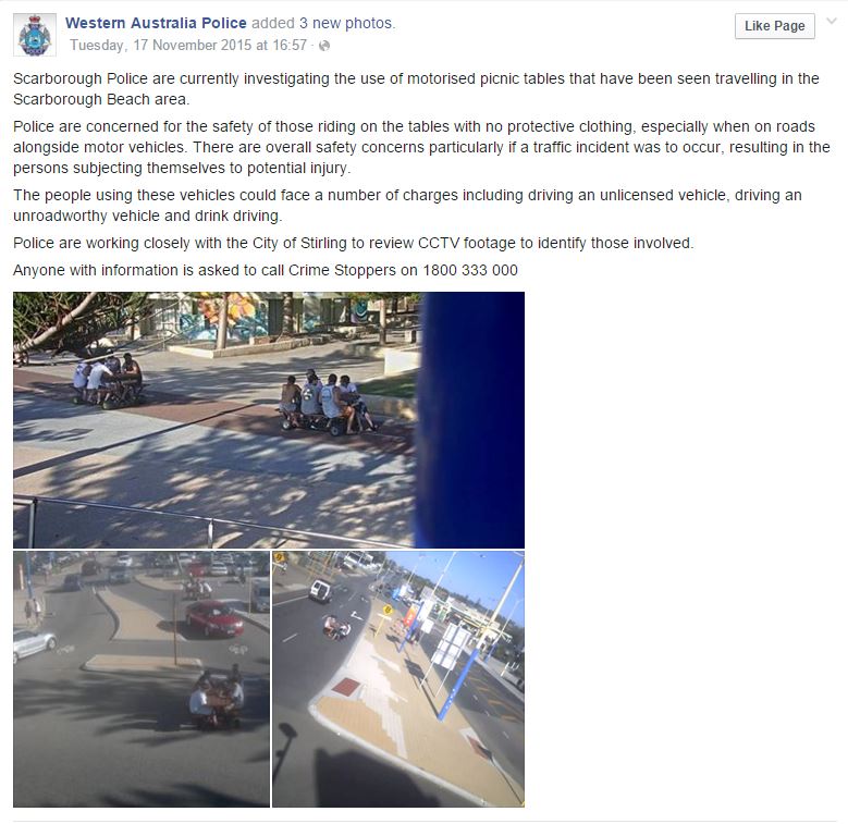 [E.O.M.S.]: Meanwhile over in Western Australia