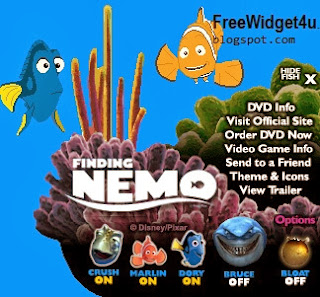FREE WIDGET: Finding Nemo Desktop Screenmates