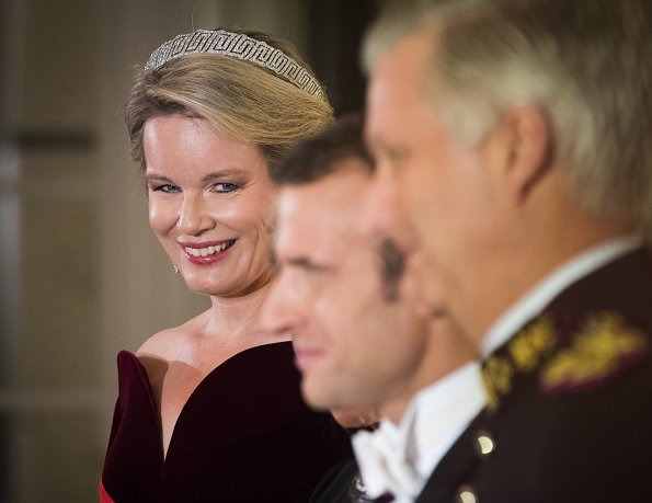 Dinner - State visit of President Emmanuel Macron to Belgium