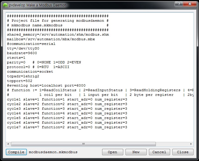 pvbrowser (opensource SCADA) 정리: pvbrowser MODBUS 데몬 컴파일