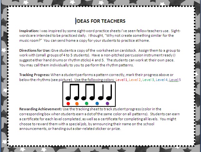 The Sweetest Melody: Star Rhythm Readers