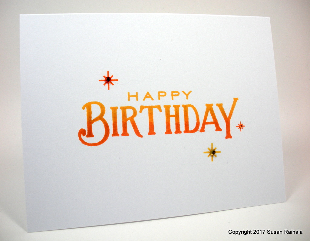 Simplicity by Lateblossom: Simple Birthday Cards
