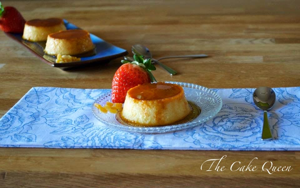 The Cake Queen: Flan de Naranja y Brandy. Reto "Alfabeto Dulce"