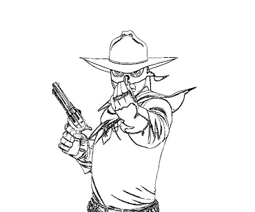 #6 The Lone Ranger Coloring Page