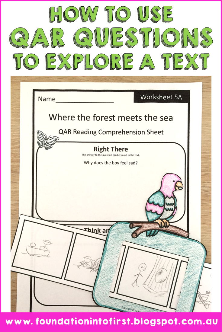 How to use QAR questions to explore a text | Foundation into First