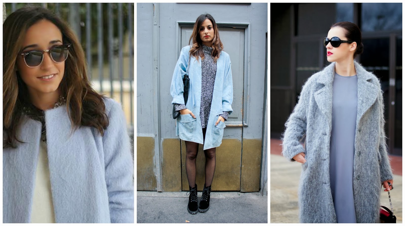 STREET STYLE AZUL PASTEL ,TRENDS - Así es la Moda