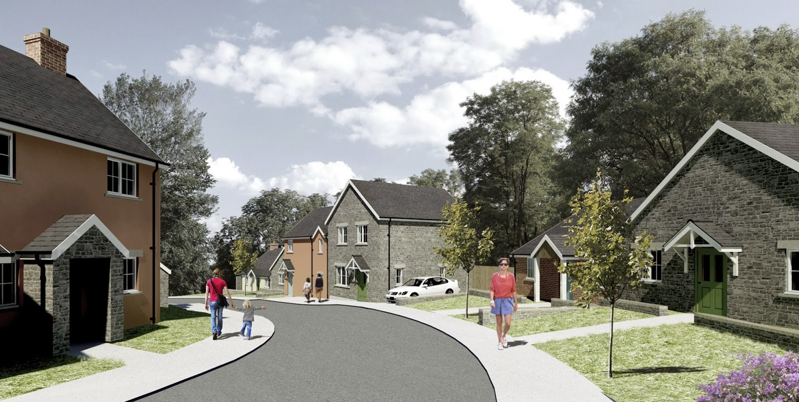 Tony King Architects Ltd: Castellau Road, Beddau submitted for planning