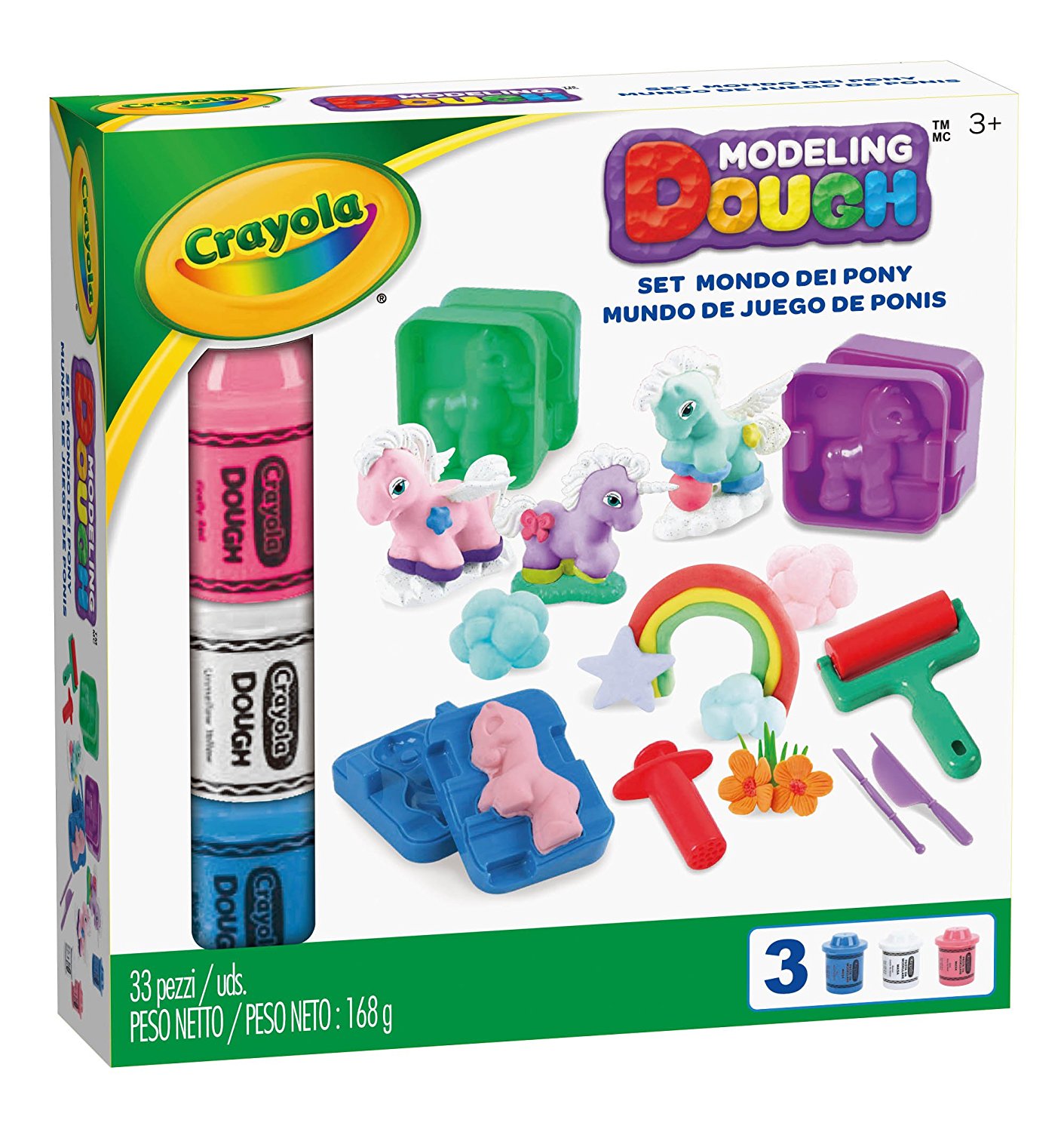 Crayola Modeling Dough Pony Play Land - 33 pieces