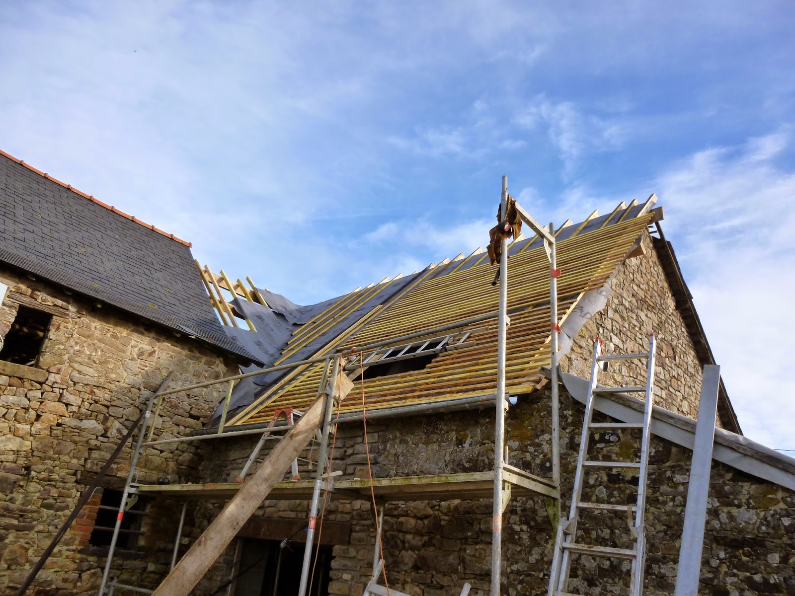 Une folie pour certain, un rêve pour d'autre...: Contre lattage et ...