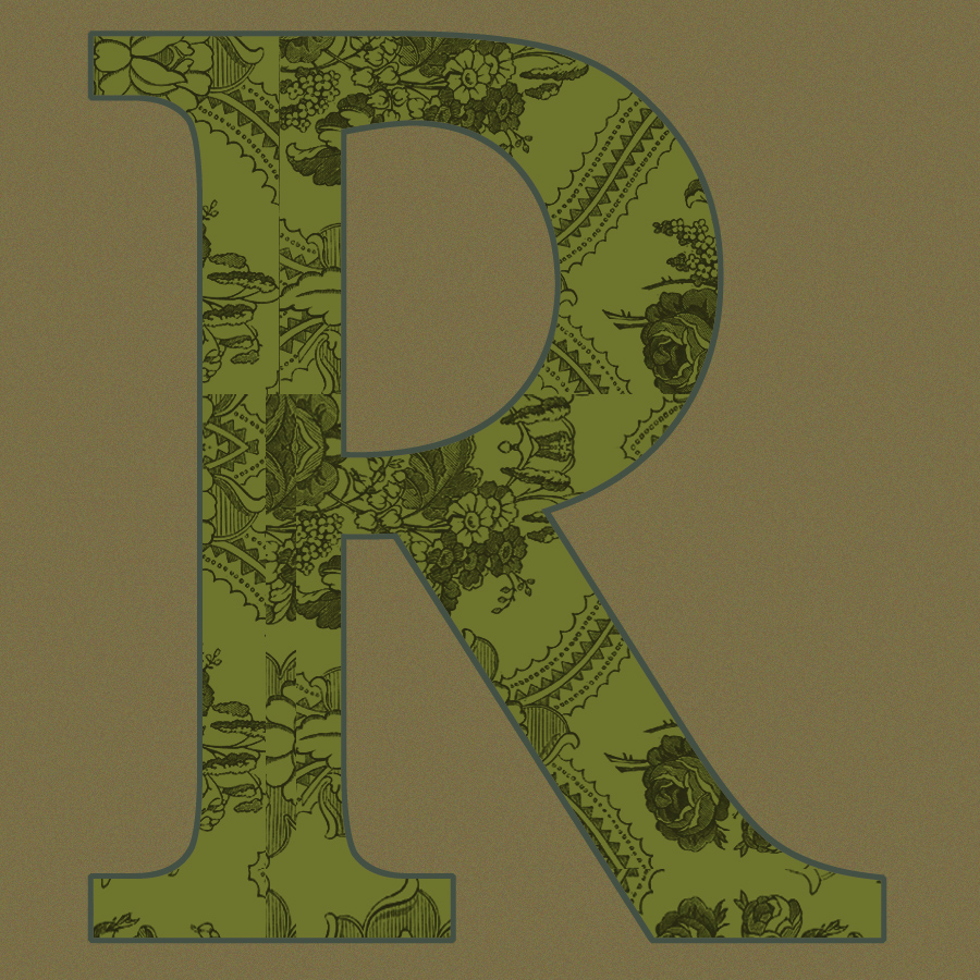 GRANNY ENCHANTED'S BLOG: Green Wallpaper Free Scrapbook Alphabet Letters