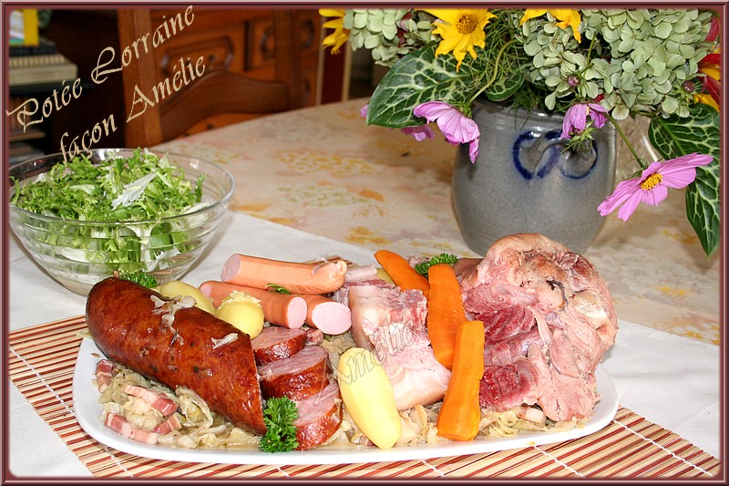 LA TABLE LORRAINE D'AMELIE: POTÉE LORRAINE REVISITÉE