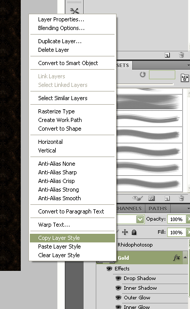 Membuat efek teks emas dengan photoshop | Rhido Photoshop Membuat efek teks emas dengan photoshop | Rhido Photoshop