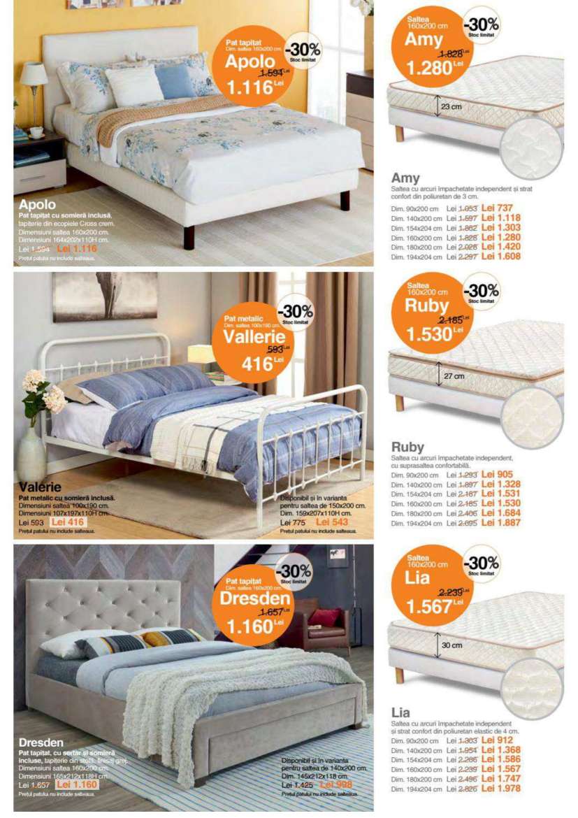 CATALOG MOBEXPERT Noiembrie 2018. Borosura cu Oferte si reduceri Mobexpert.