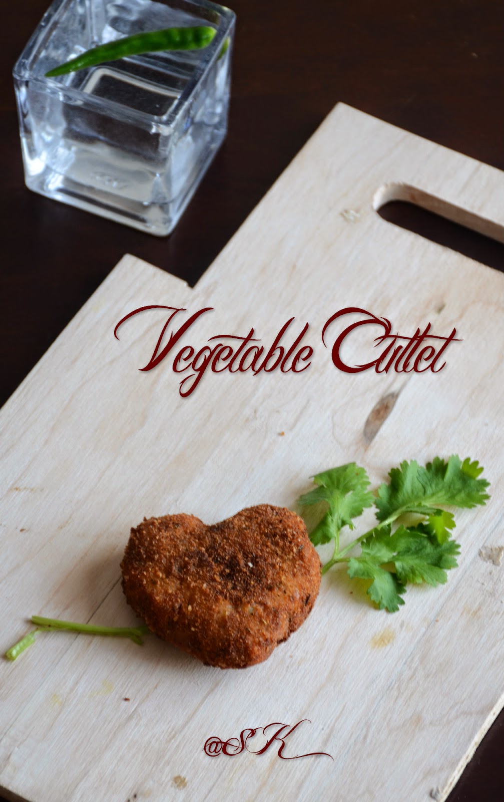 Savitha's Kitchen: Crispy Vegetable Cutlet Recipe - Heart shaped ...