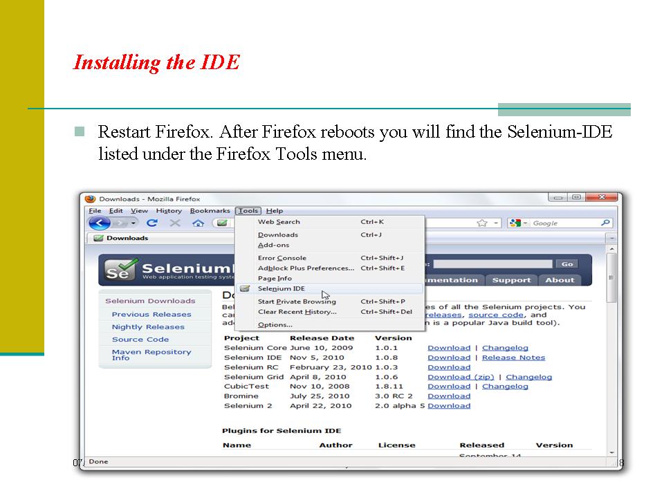 All about testing: Selenium Overview
