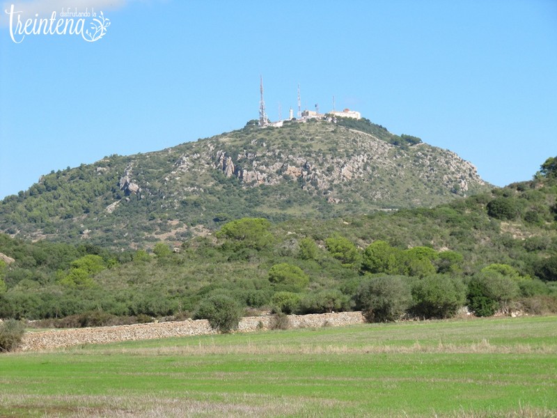 Disfrutando la treintena: Monte Toro. Menorca desde el cielo