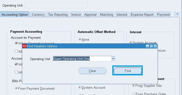Oracle Certified Applications Specialist Functional How To Define Payables Options For
