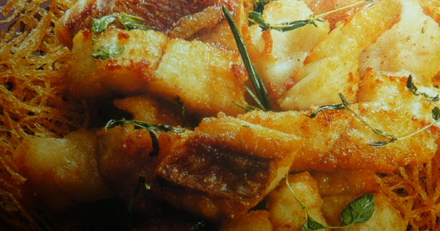 un mondo di ricette: patate fritte - con pesce