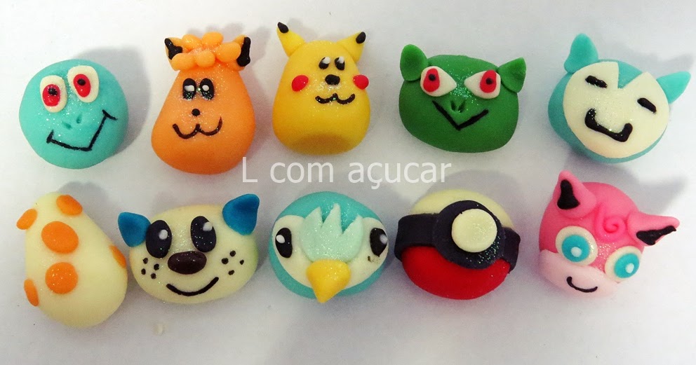 Doceria L com Açucar: Pirulito pokemon , bombom pokemon, doce modelado ...