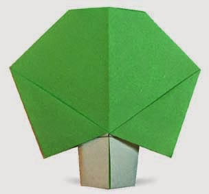 Tree - Easy Origami instructions For Kids