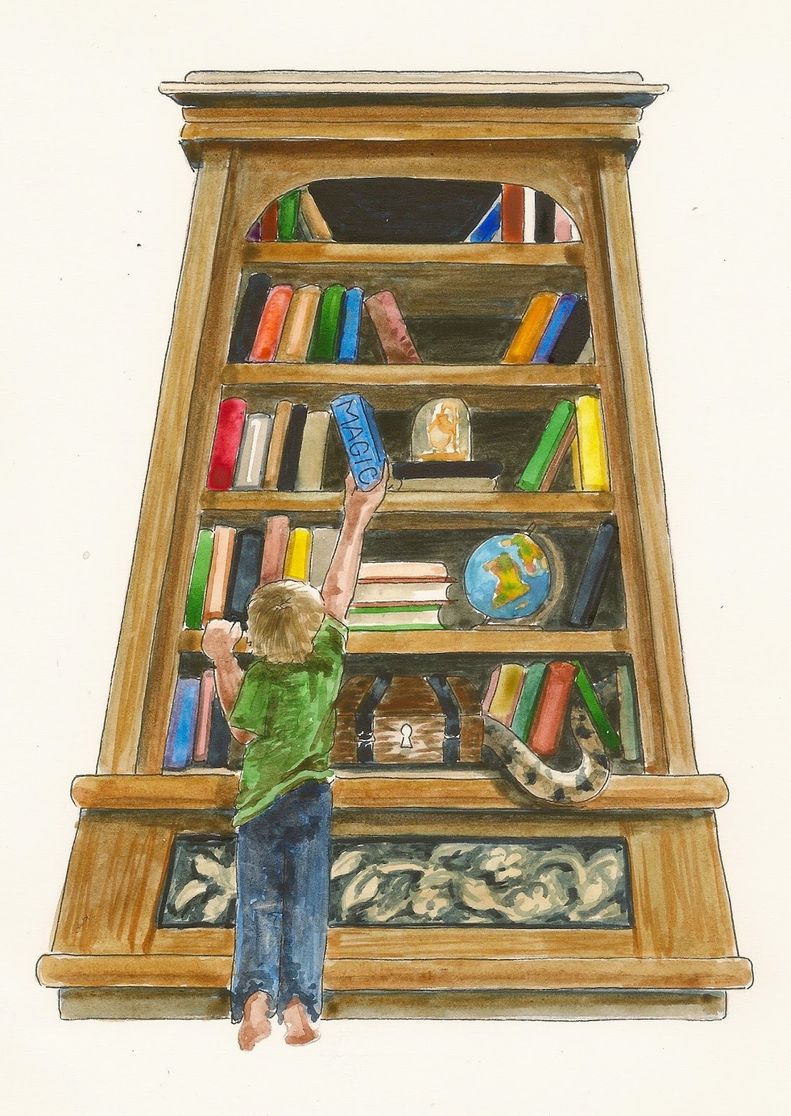 Wet Paint by Tracy Onoz: Magic Bookcase