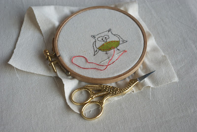 Stitching Notes: Stitching Pattern: Little Owl