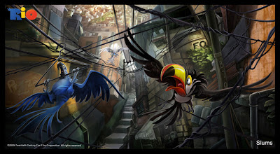 Living Lines Library: Rio (2011) - Visual Development & Color Keys
