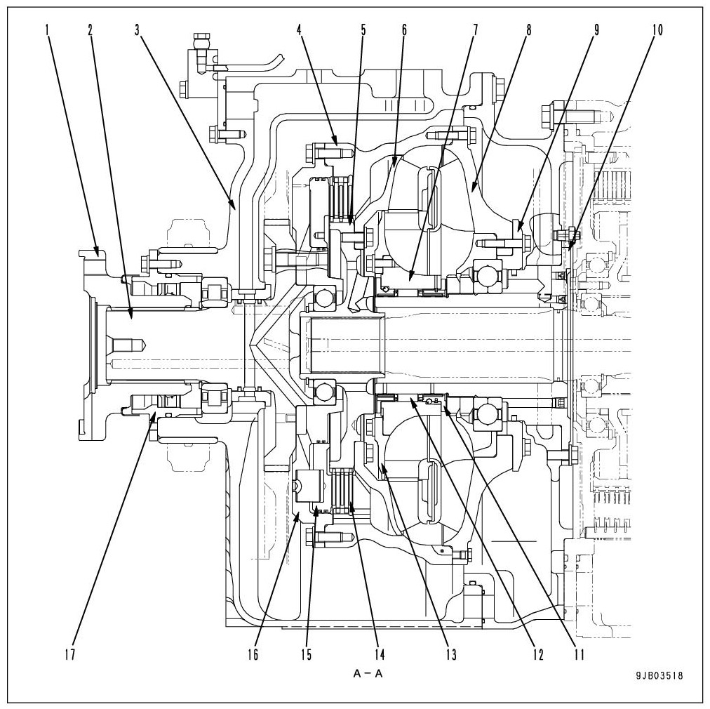 HD785-7 POWER TRAIN 1-2 : Torque Converter | Komatsu Shop Manual