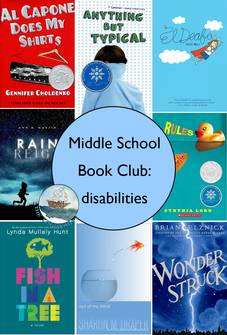 Middle School Book Club Books: disabilities | The Logonauts