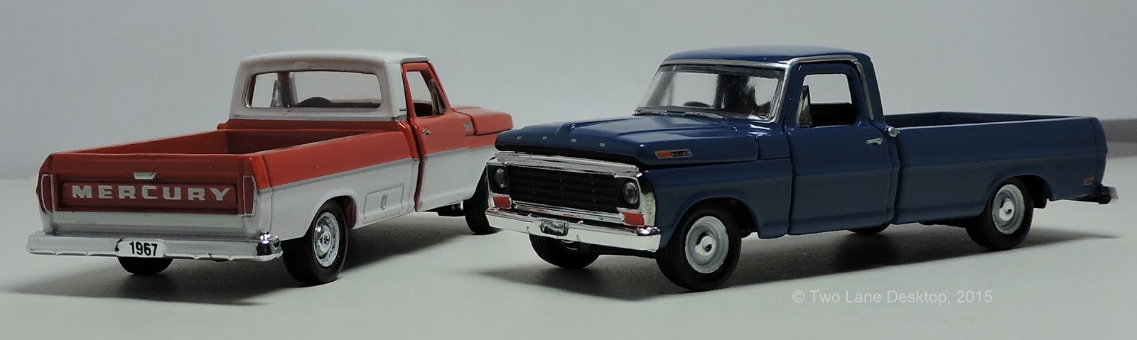 M2 Machines 1967 Mercury M100 and 1969 Ford F100 Pickups