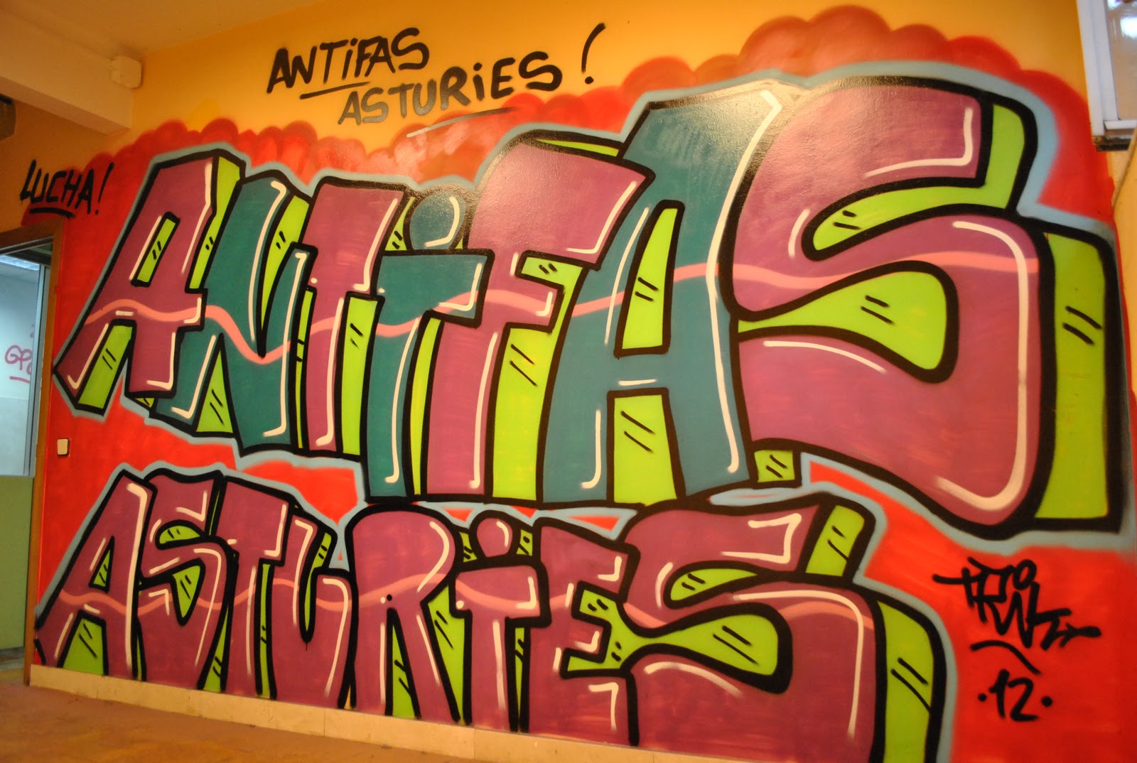 UVIEU ANTIFA: EXHIBICIÓN DE GRAFFITI ANTIFASCISTA VOLº 1 (FOTOS)