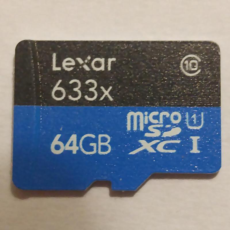 Lexar 633x 64gb Micro Sd Card Failed At 11 Months Old