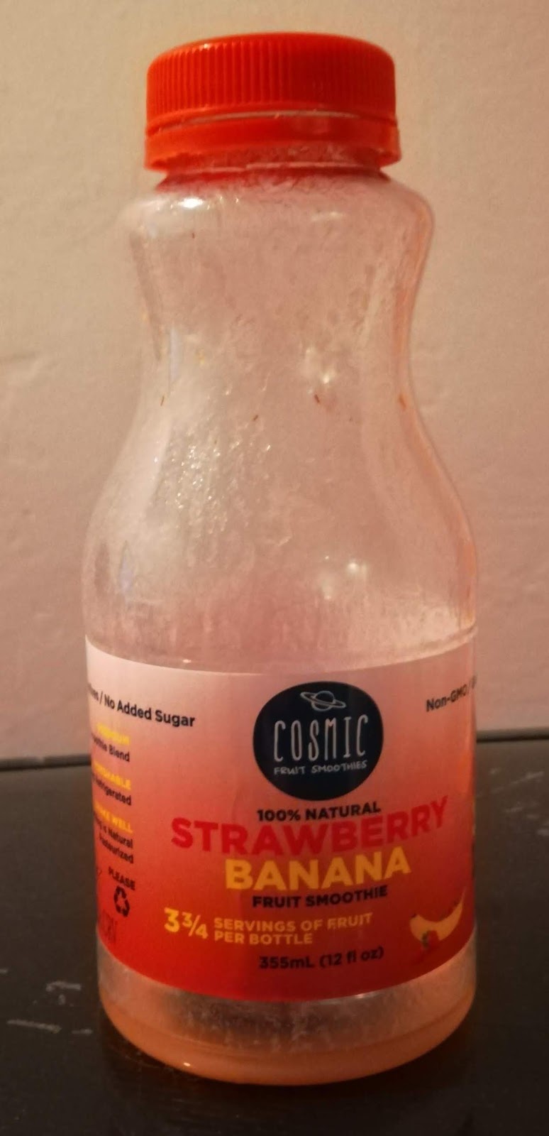 Cosmic Fruit Smoothies Strawberry Banana Fruit Smoothie (Dollar Tree)