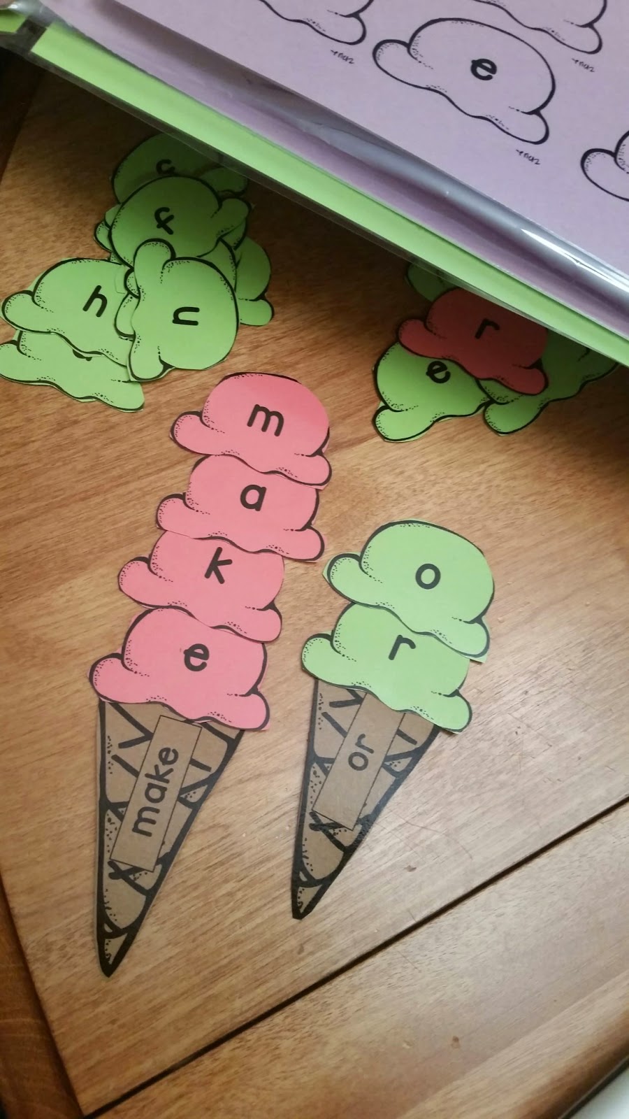 First Grade Funtastic: Ice Cream and iPad Day