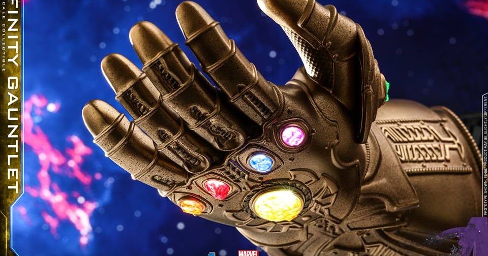 Hot Toys lança Manopla do Infinito que acende na escala 1/4 ~ Universo ...