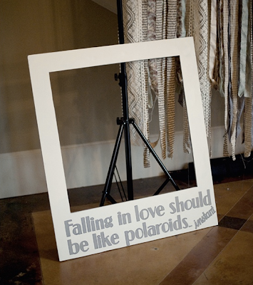 The Cucumber Bride Blog: Polaroid Photobooth Prop