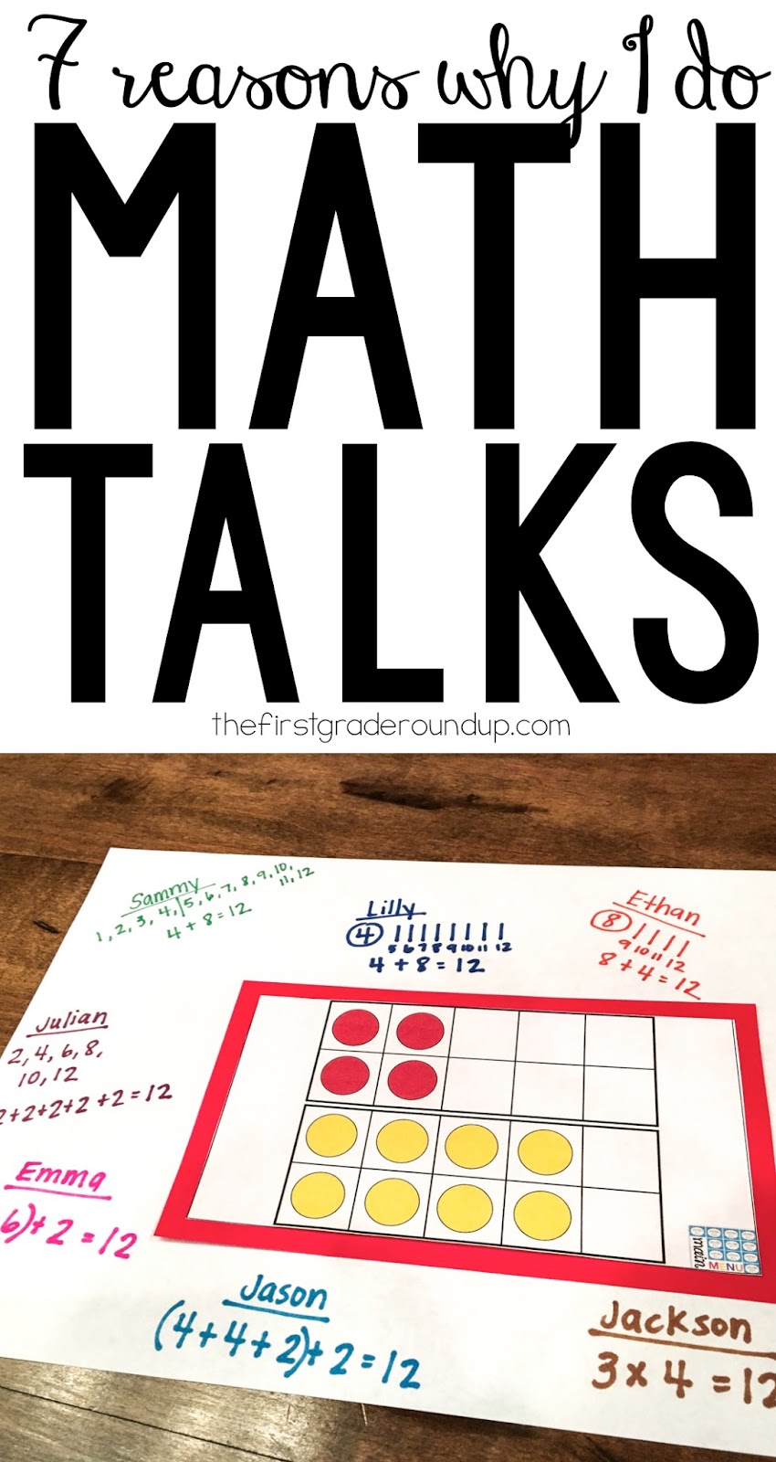 7 reasons Math Talks and Number Talks Are a Must Have in 1st Grade ...