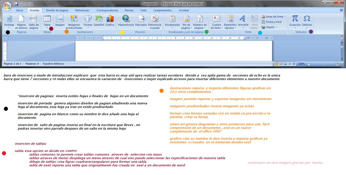 Felipe Domínguez: word barra de insertar 1/