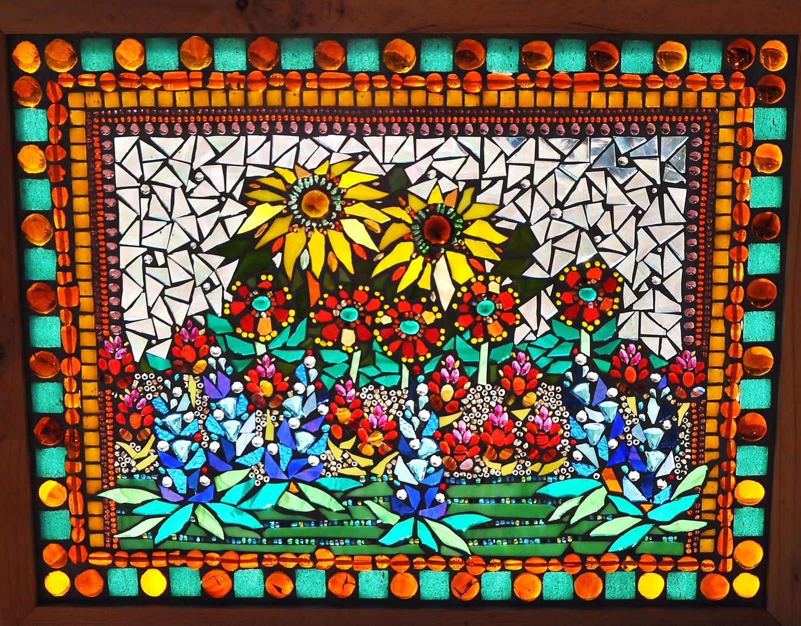 Kathleen Dalrymple - Glass Artist: "Spring Beauty Pageant" - Mosaic ...