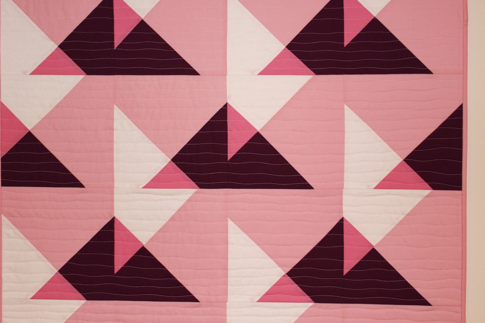 Selvage Blog: Translucent Triangles Quilt