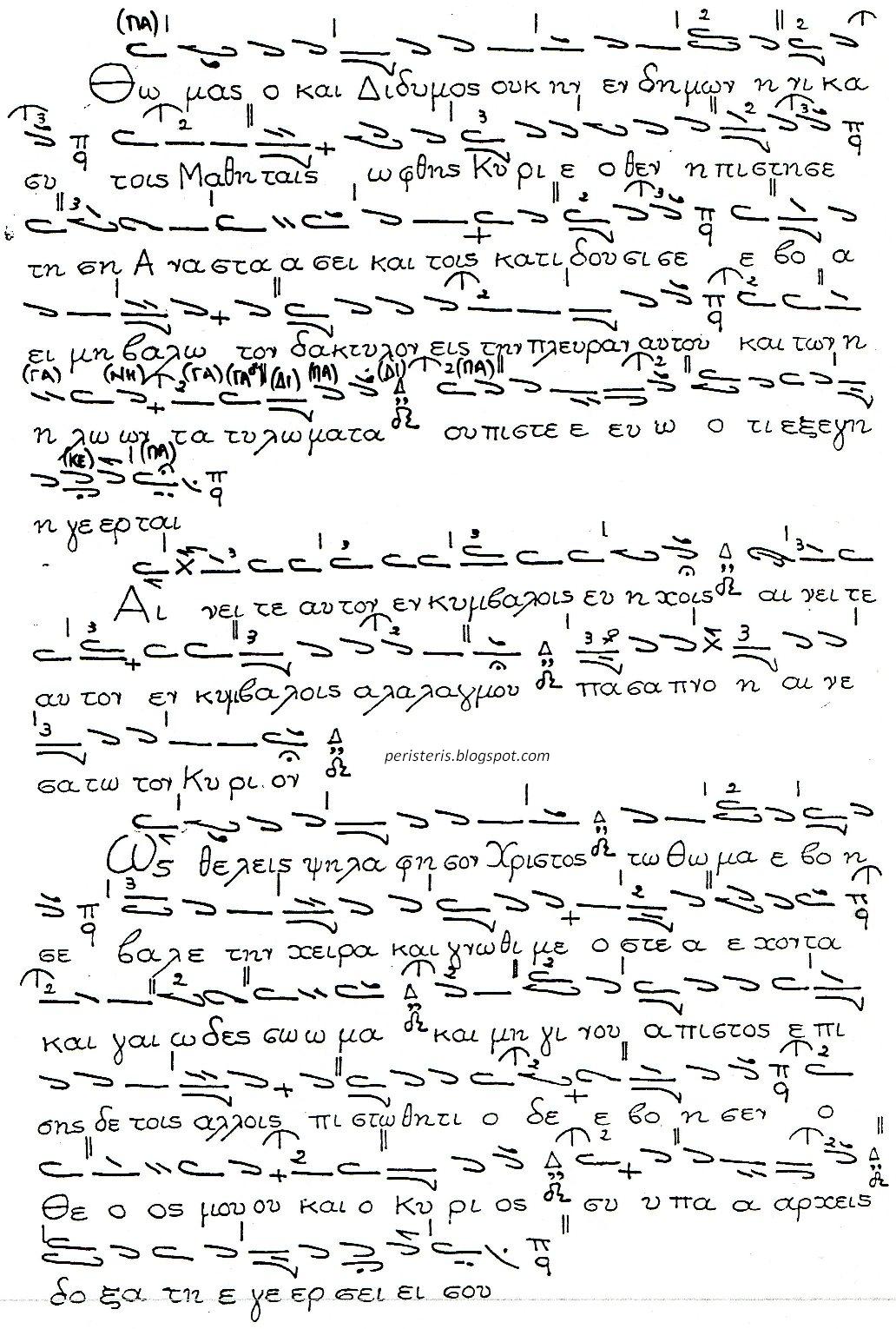 ΣΠΥΡΟΣ ΠΕΡΙΣΤΕΡΗΣ - ΤΟ ΑΗΔΟΝΙ ΤΗΣ ΜΗΤΡΟΠΟΛΕΩΣ ΑΘΗΝΩΝ: ΚΥΡΙΑΚΗ ΤΟΥ ΘΩΜΑ