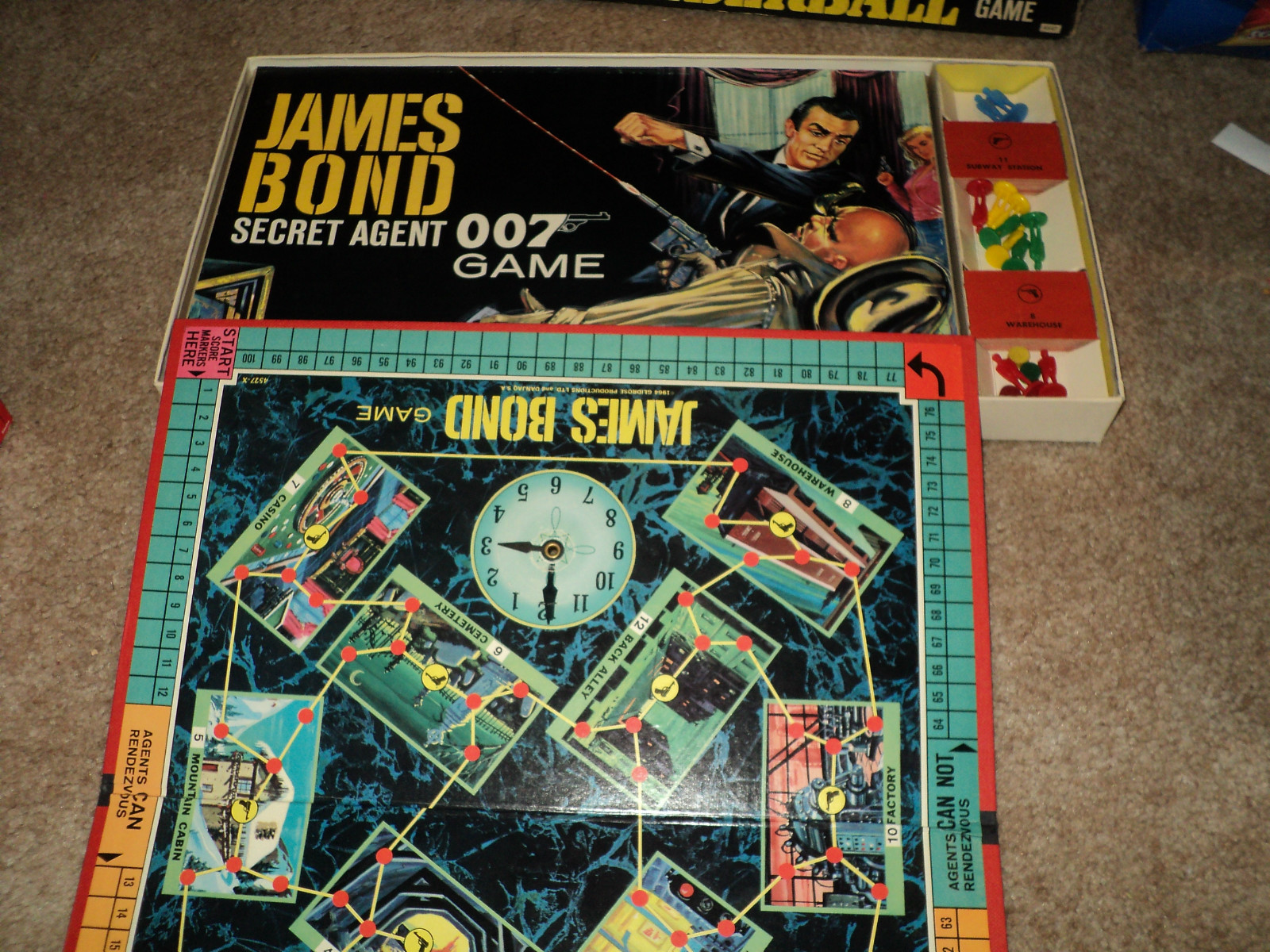 Pop Culture Safari!: Pop artifacts: Vintage James Bond board games