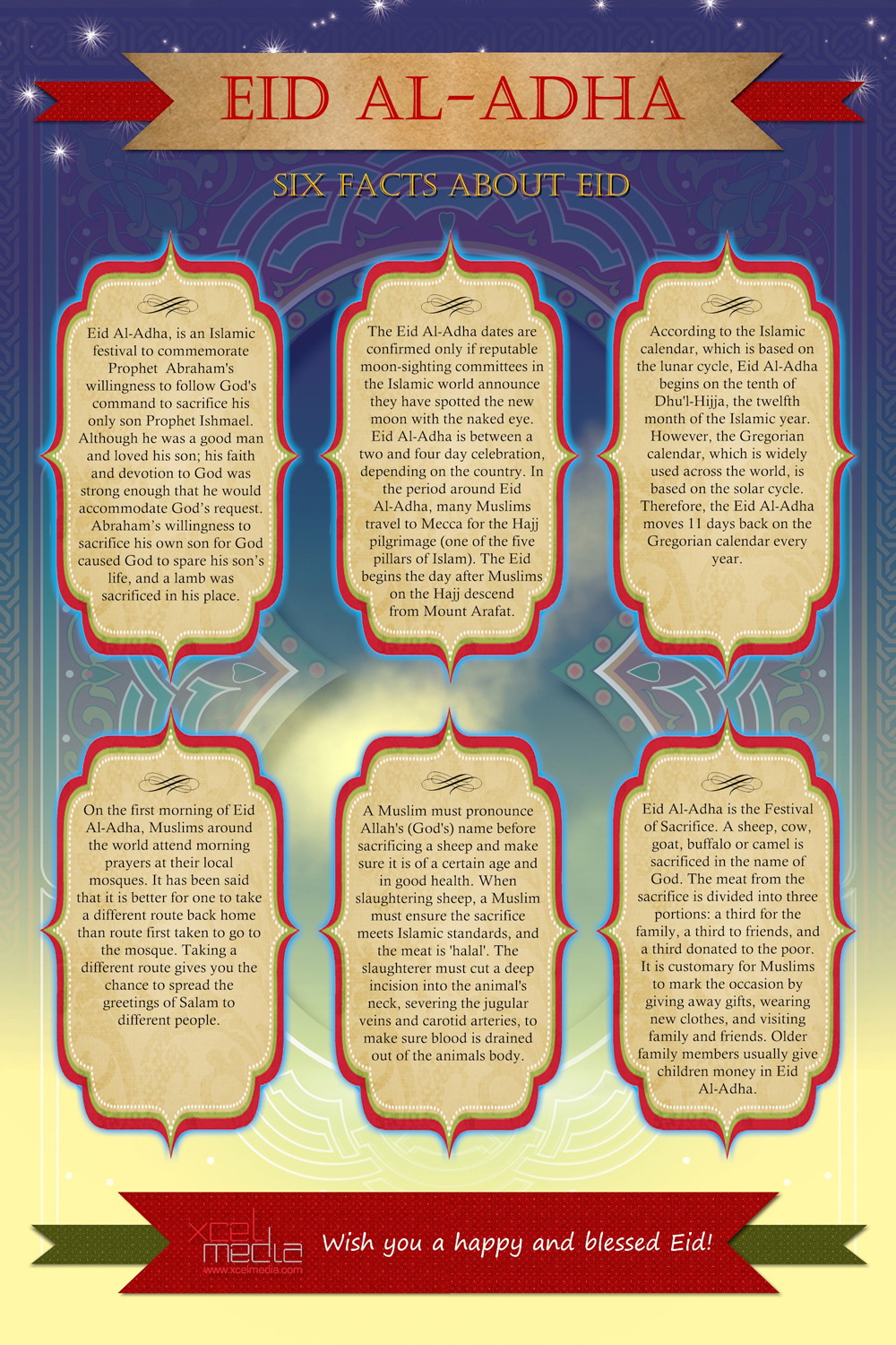 Eid Mubarak To Our Muslims Friends