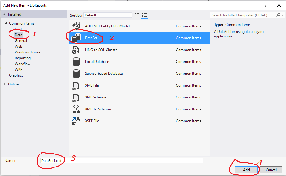 How to Create Crystal Report using Visual Studio 2012 Part 1