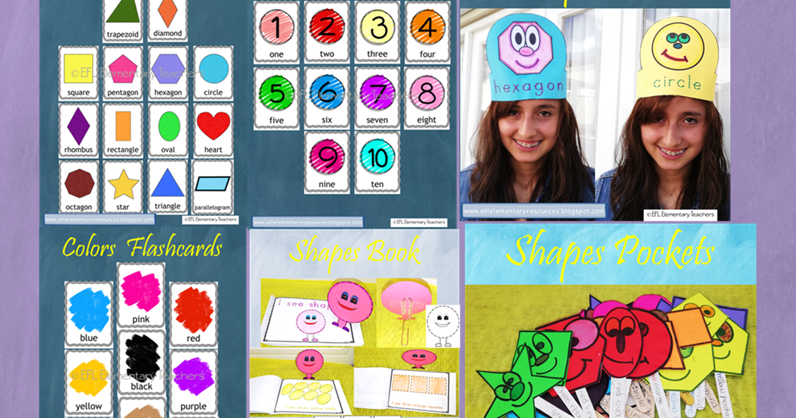 EFL Elementary Teachers: Shapes Unit for Elementary ELA