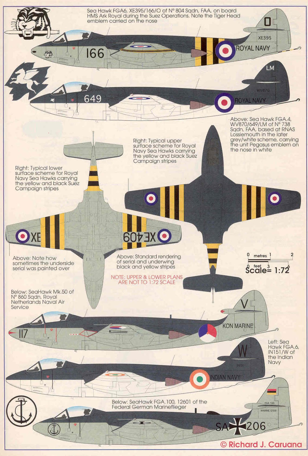 The Wandering Soarer: PSS Hawker Sea Hawk - colour choices