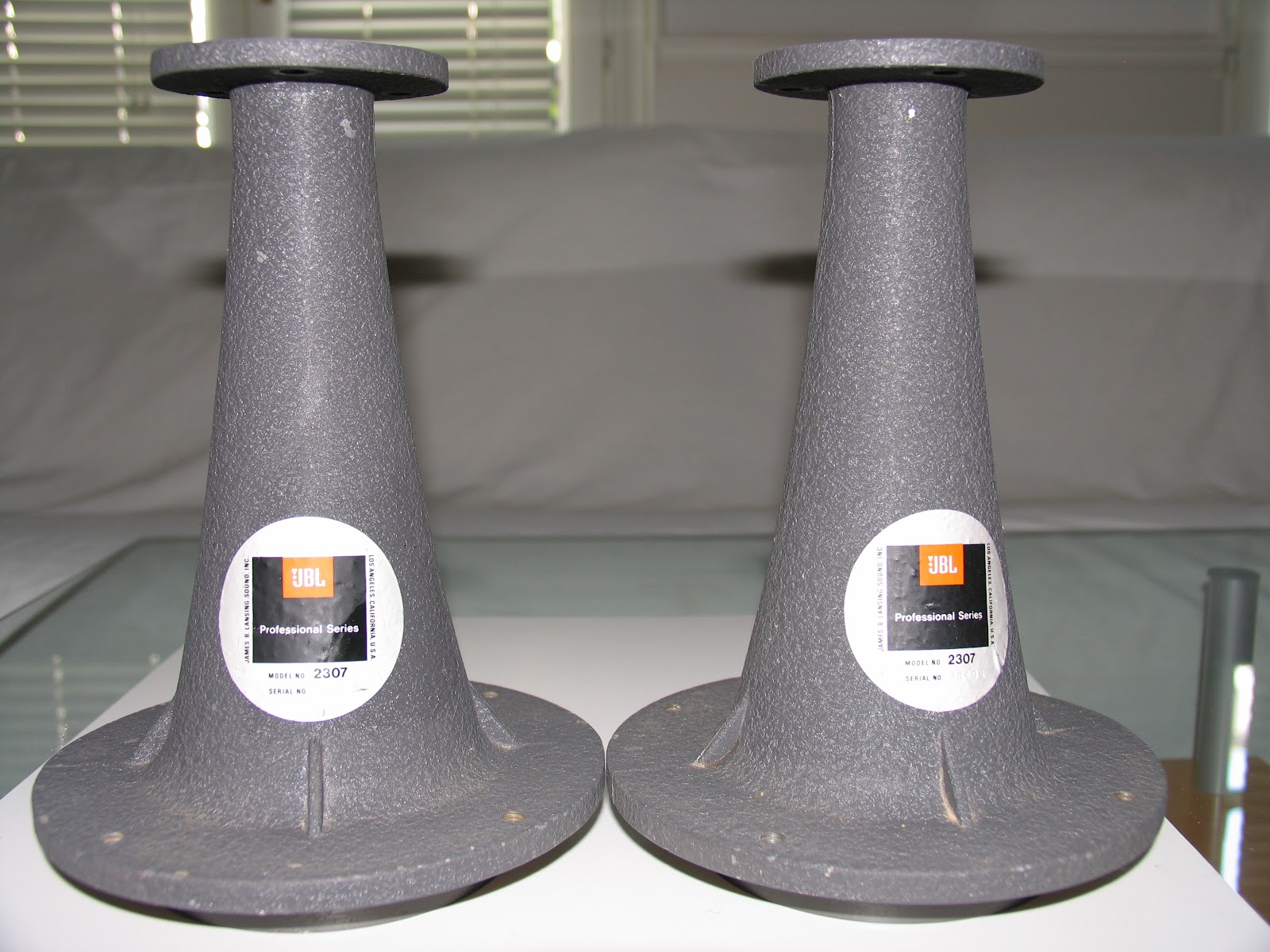 jbl stereotype: JBL 2307 PAIR SHORT HORNS FITS 4341 4343 4345