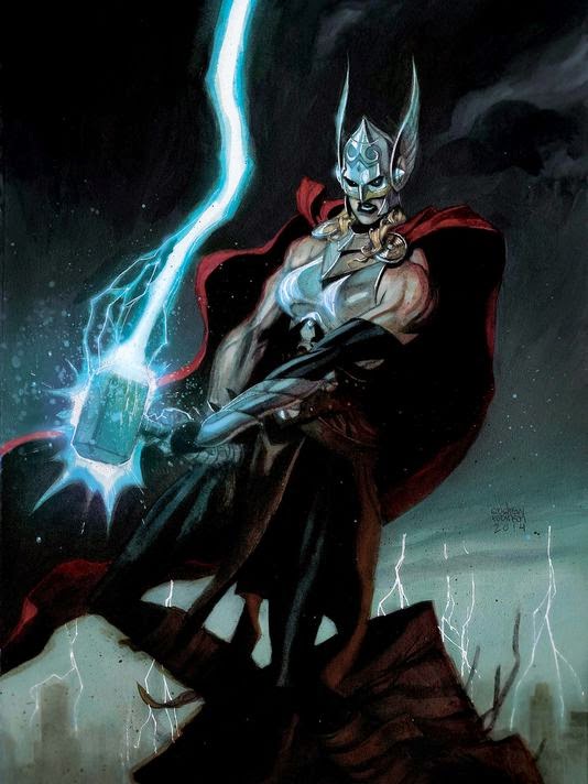 MAN OF BRONZE: ASÍ EN LA NUEVA THOR EN LOS DISEÑOS DE DAUTERMAN